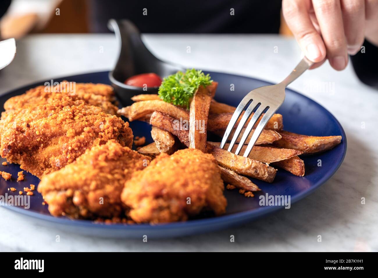 Chicken female fork hi-res stock photography and images - Alamy