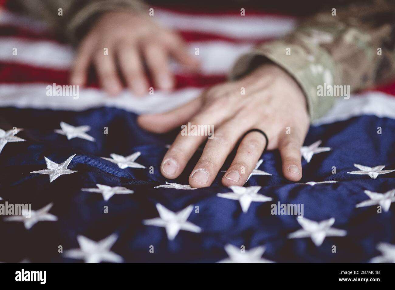 Soldier mourning hi-res stock photography and images - Alamy
