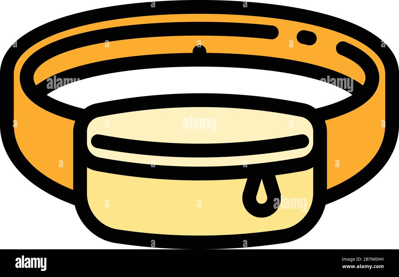 Belt bag icon. Outline belt bag vector icon for web design isolated on ...