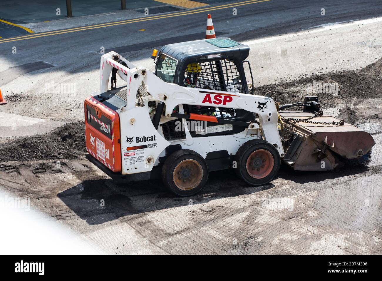 Bitumen road construction hi-res stock photography and images - Alamy