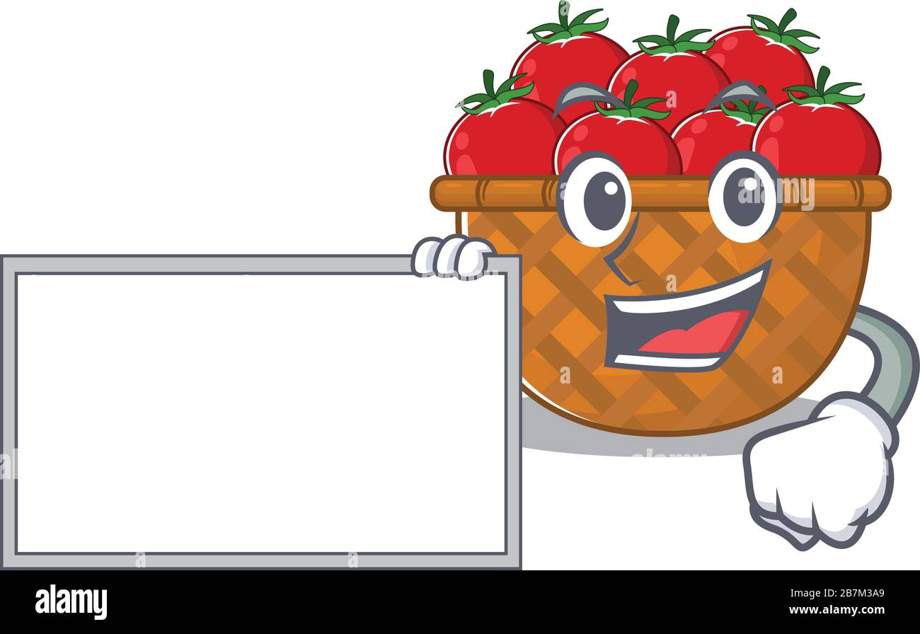 Mascot design style tomato hi-res stock photography and images - Alamy