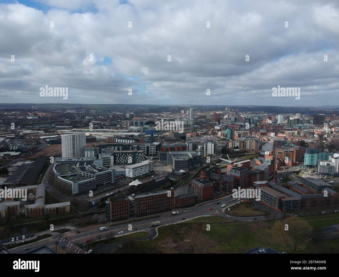 An aerial view of east leeds hi-res stock photography and images - Alamy