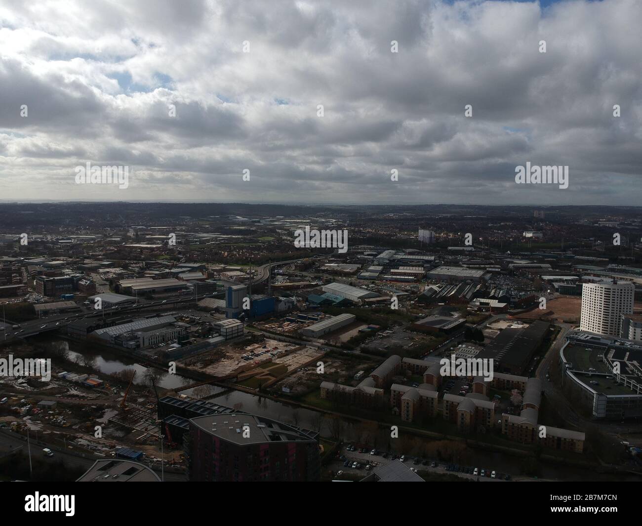 An aerial view of east leeds hi-res stock photography and images - Alamy