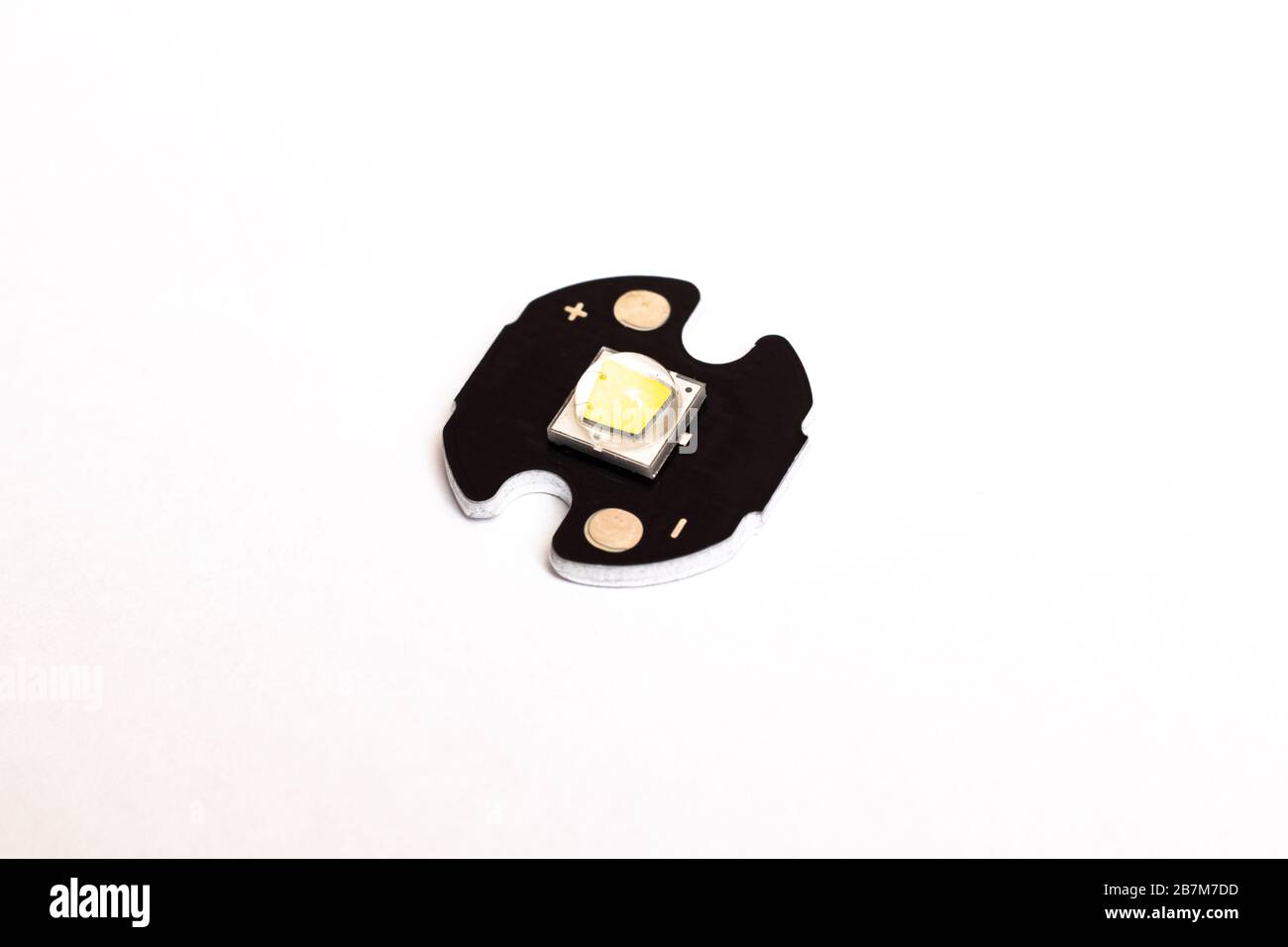 Large LED , isolated on a white background Stock Photo - Alamy