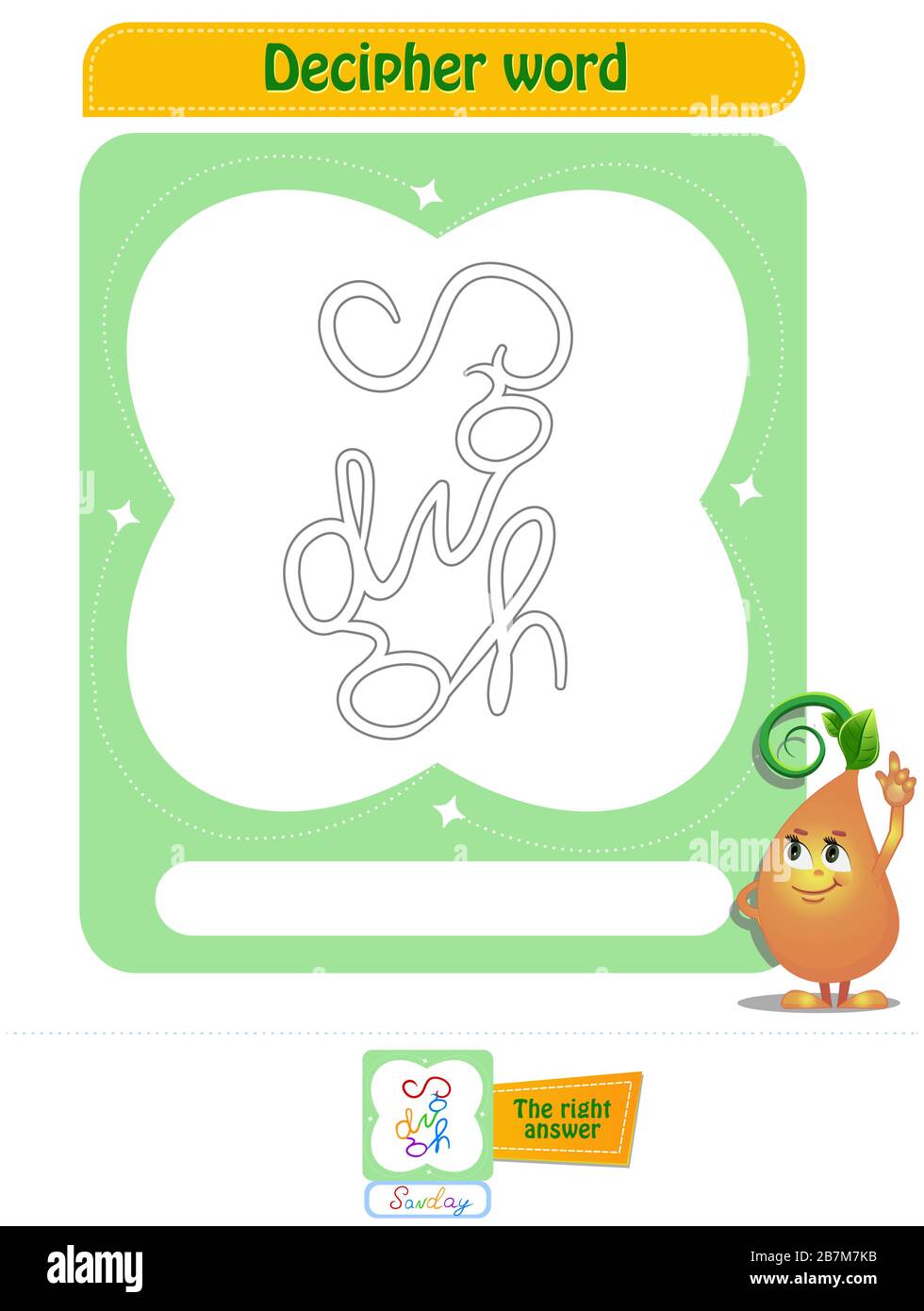 Visual Game, brainteaser, coloring book for children and adults . Task ...