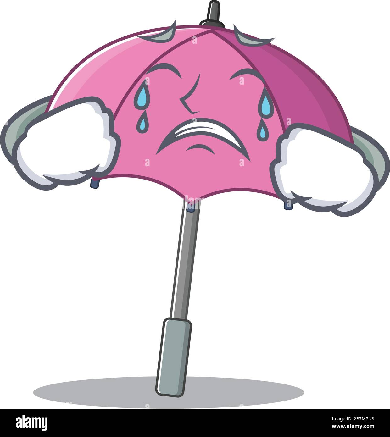 Crying with umbrella Cut Out Stock Images & Pictures - Alamy