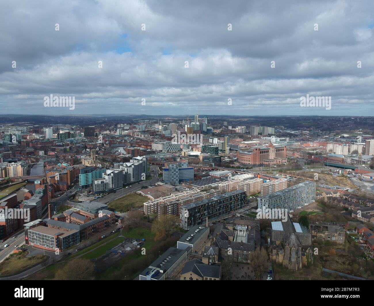 An aerial view of east leeds hi-res stock photography and images - Alamy