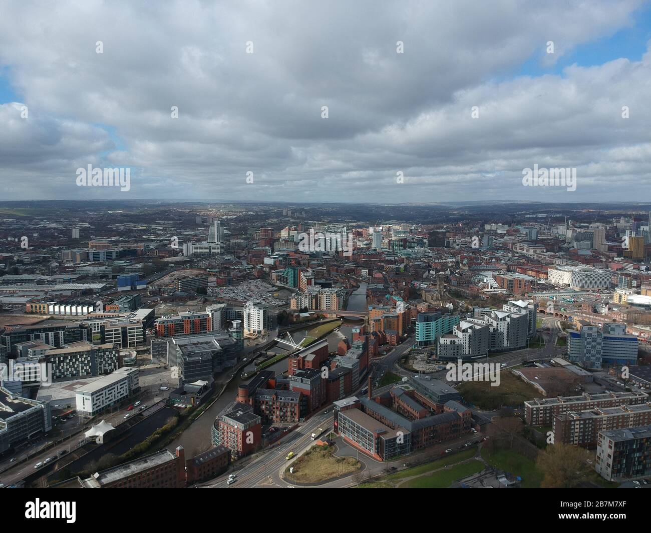 An aerial view of east leeds hi-res stock photography and images - Alamy
