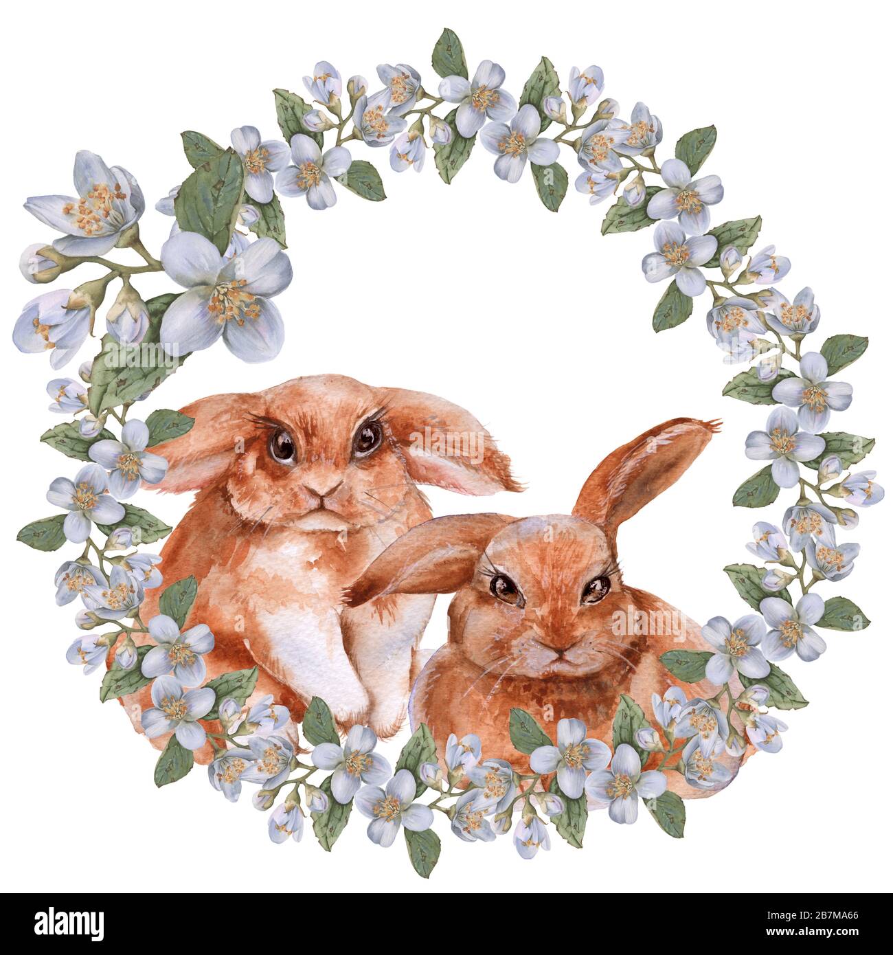 Easter characters. Isolated on a white background Stock Photo - Alamy