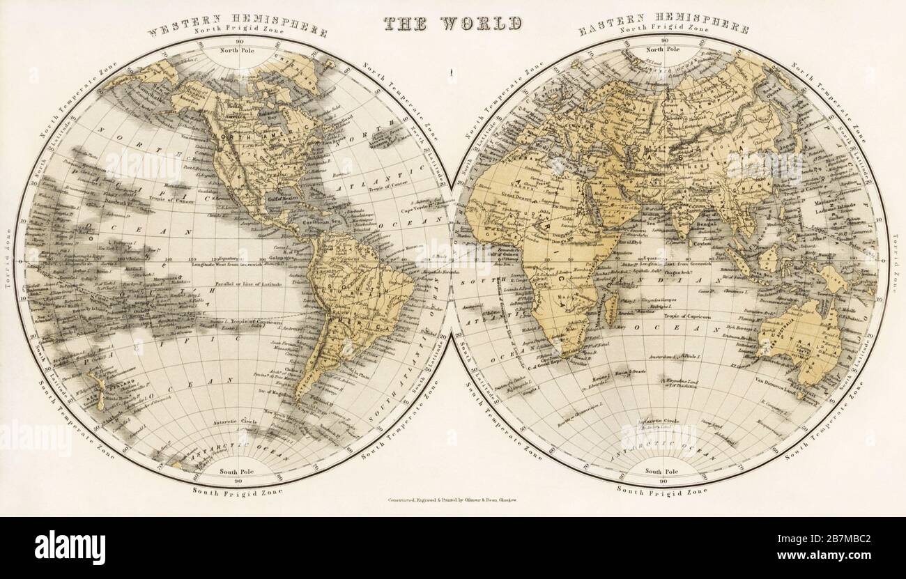 World map general world map hi-res stock photography and images - Alamy