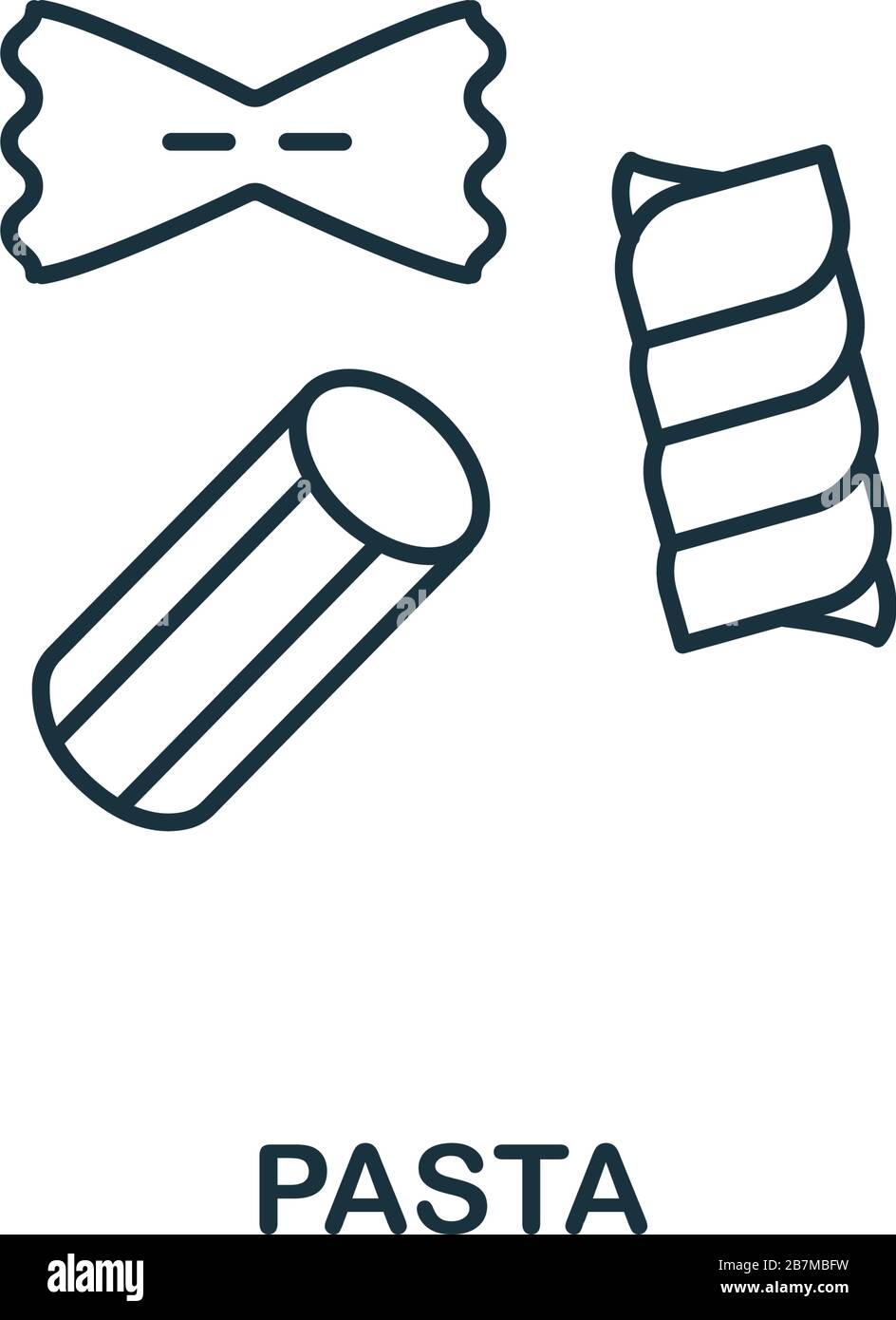 Pasta icon from italy collection. Simple line Pasta icon for templates ...