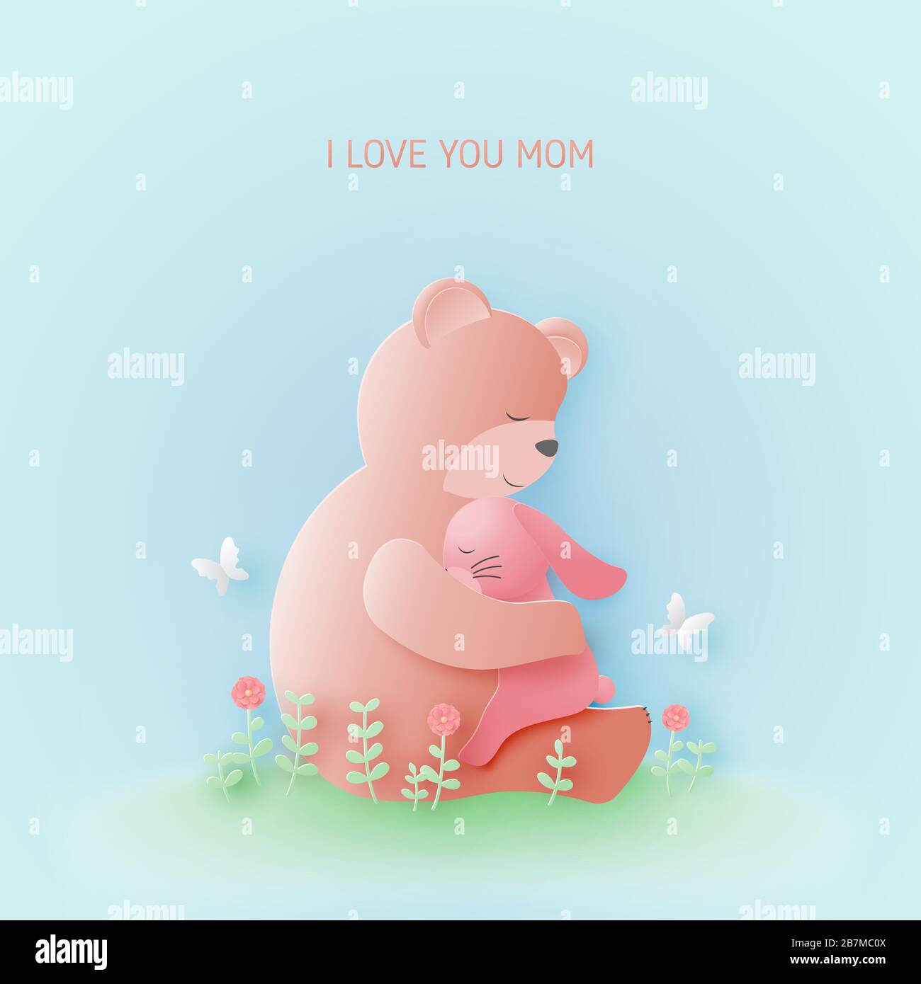 Paper cut happy friends Stock Vector Images - Alamy