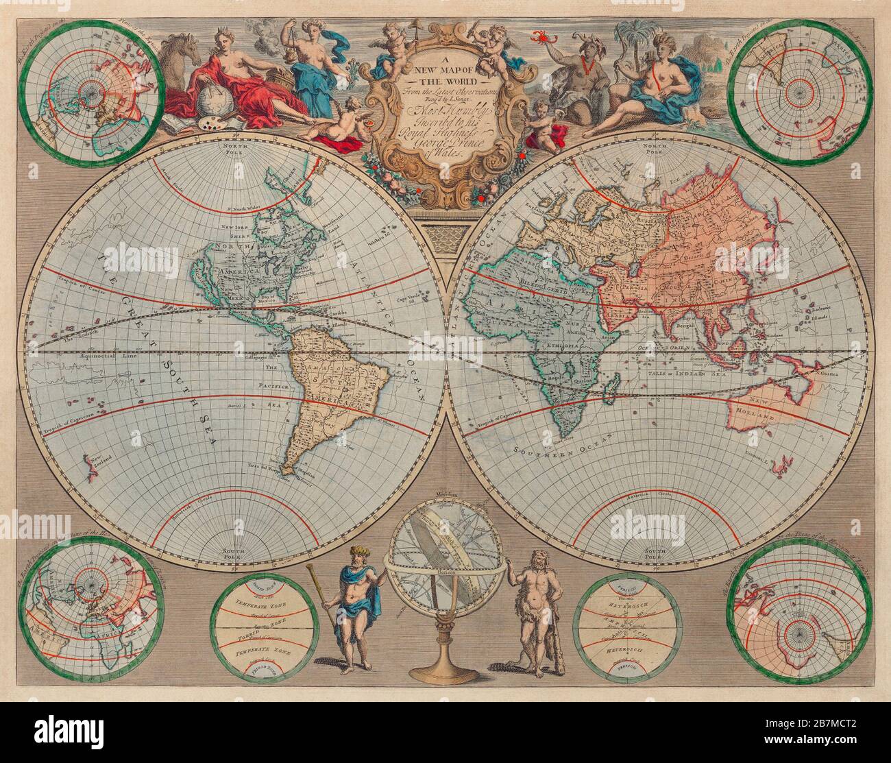 New world map hi-res stock photography and images - Alamy