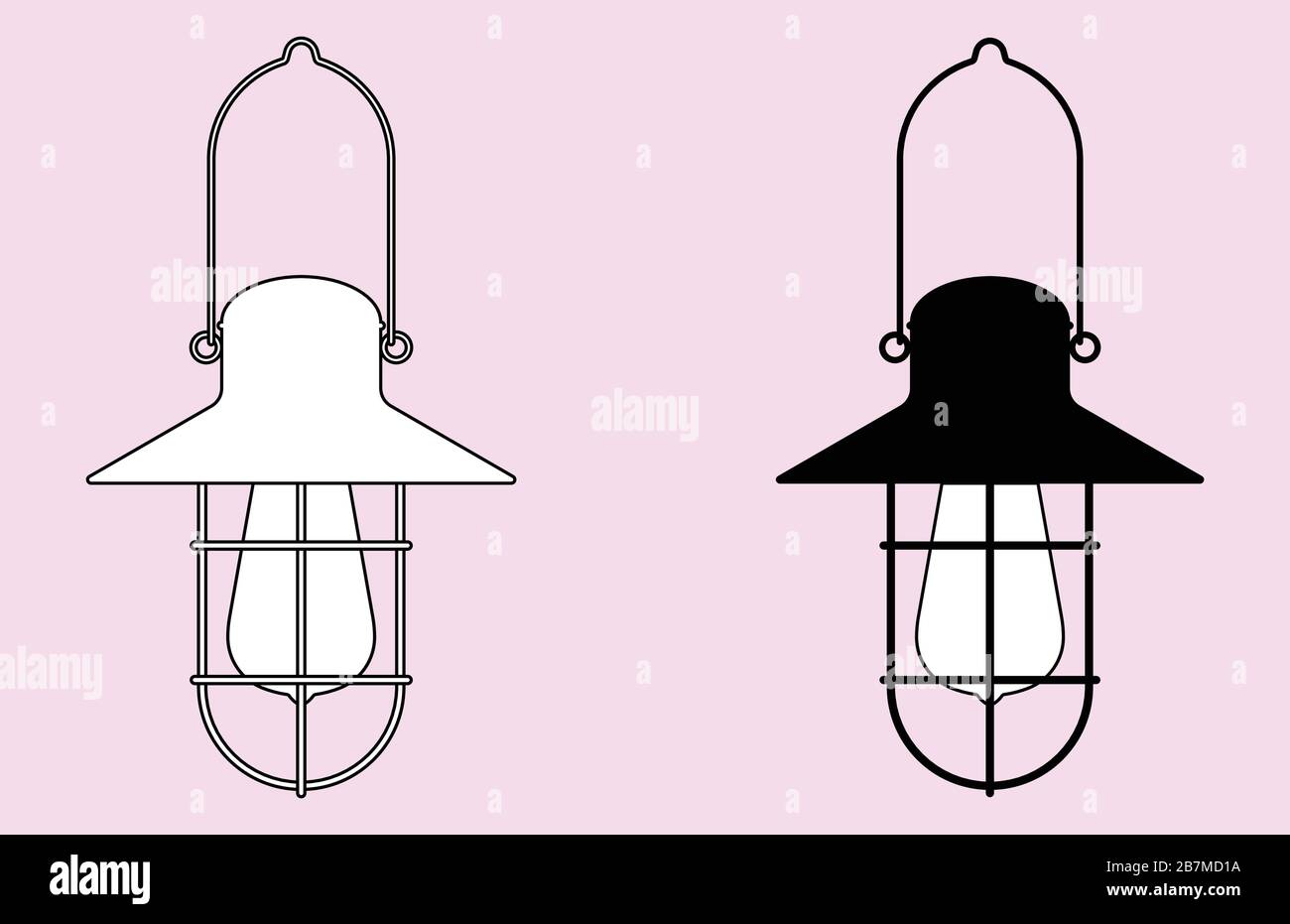 Graphic lantern illustration Stock Vector Images - Alamy