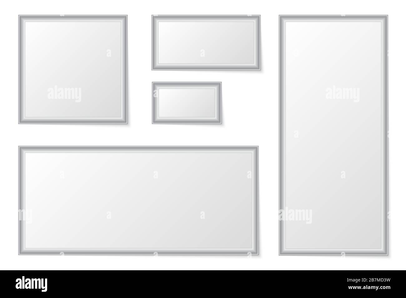 Empty photo frames Cut Out Stock Images & Pictures - Alamy