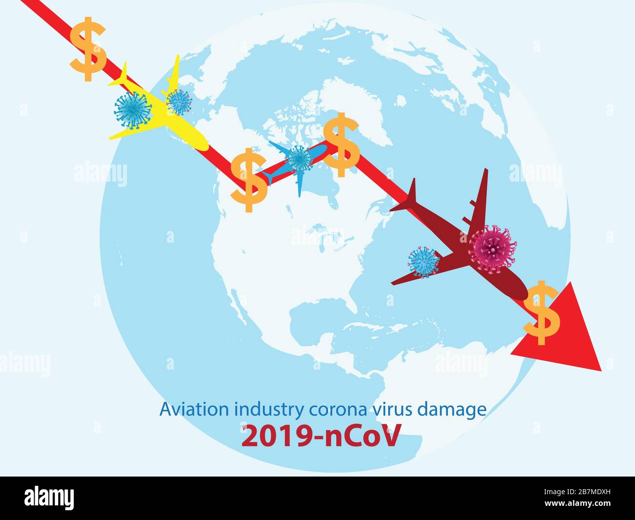 Damage to economy Stock Vector Images - Alamy