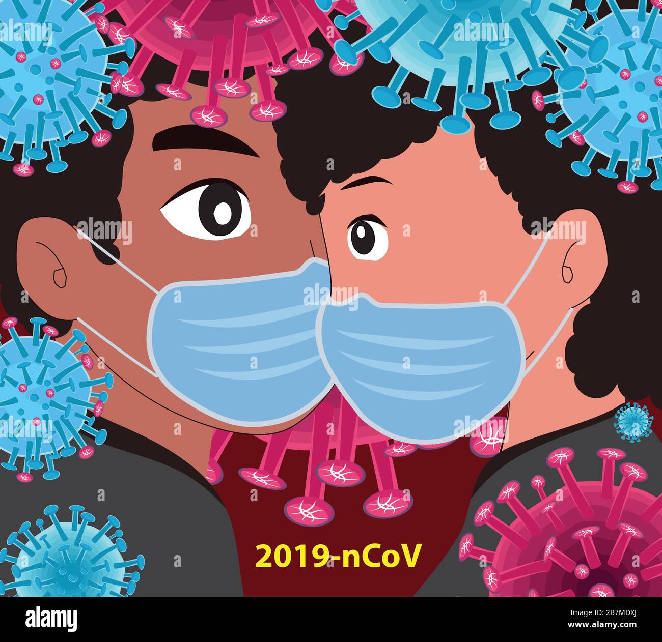 Fear illness Stock Vector Images - Alamy