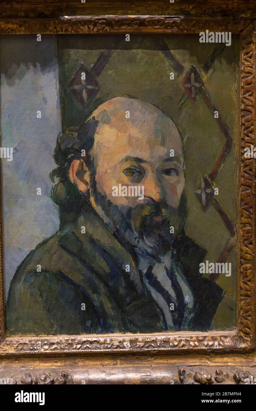 Self Portrait, Paul Cezanne, circa 1880 Stock Photo - Alamy