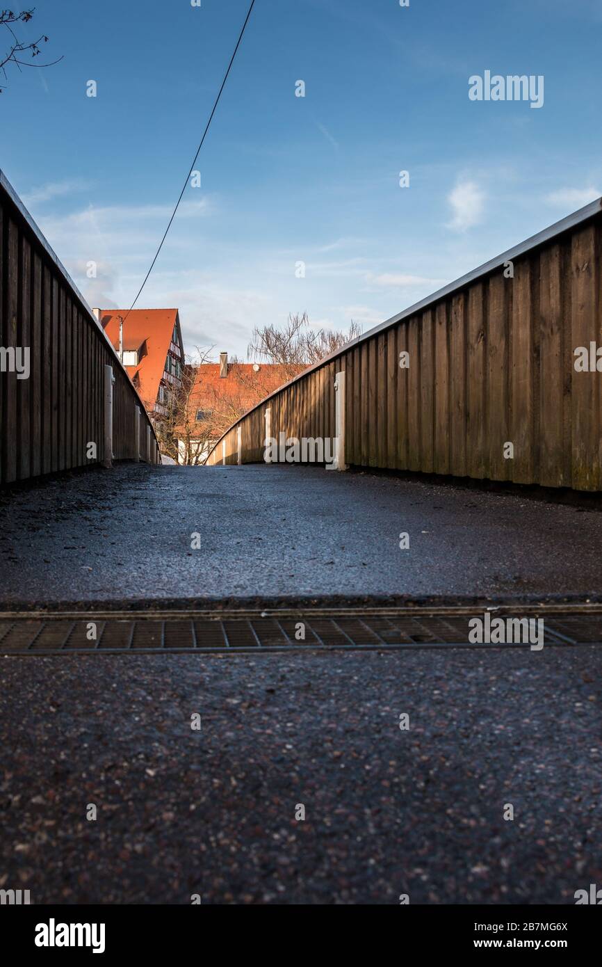 Pedestrian bridge link between hi-res stock photography and images - Alamy