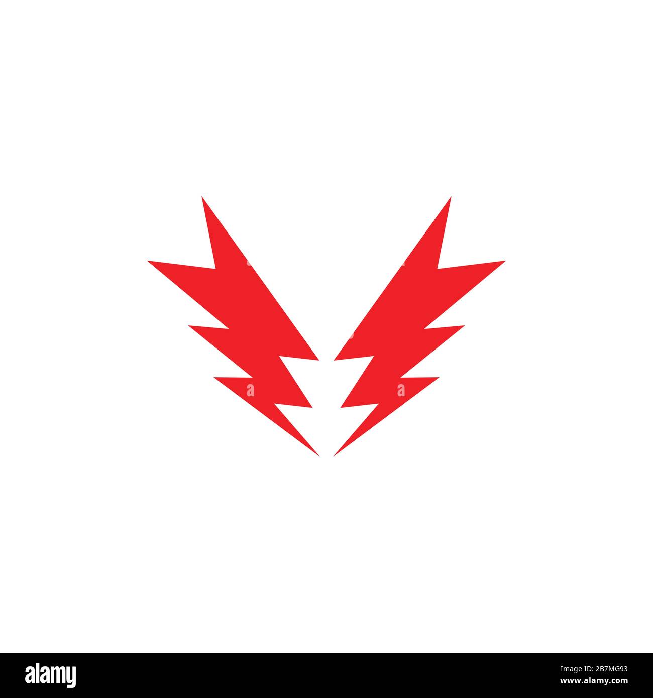 thunder down arrow logo vector Stock Vector Image & Art - Alamy