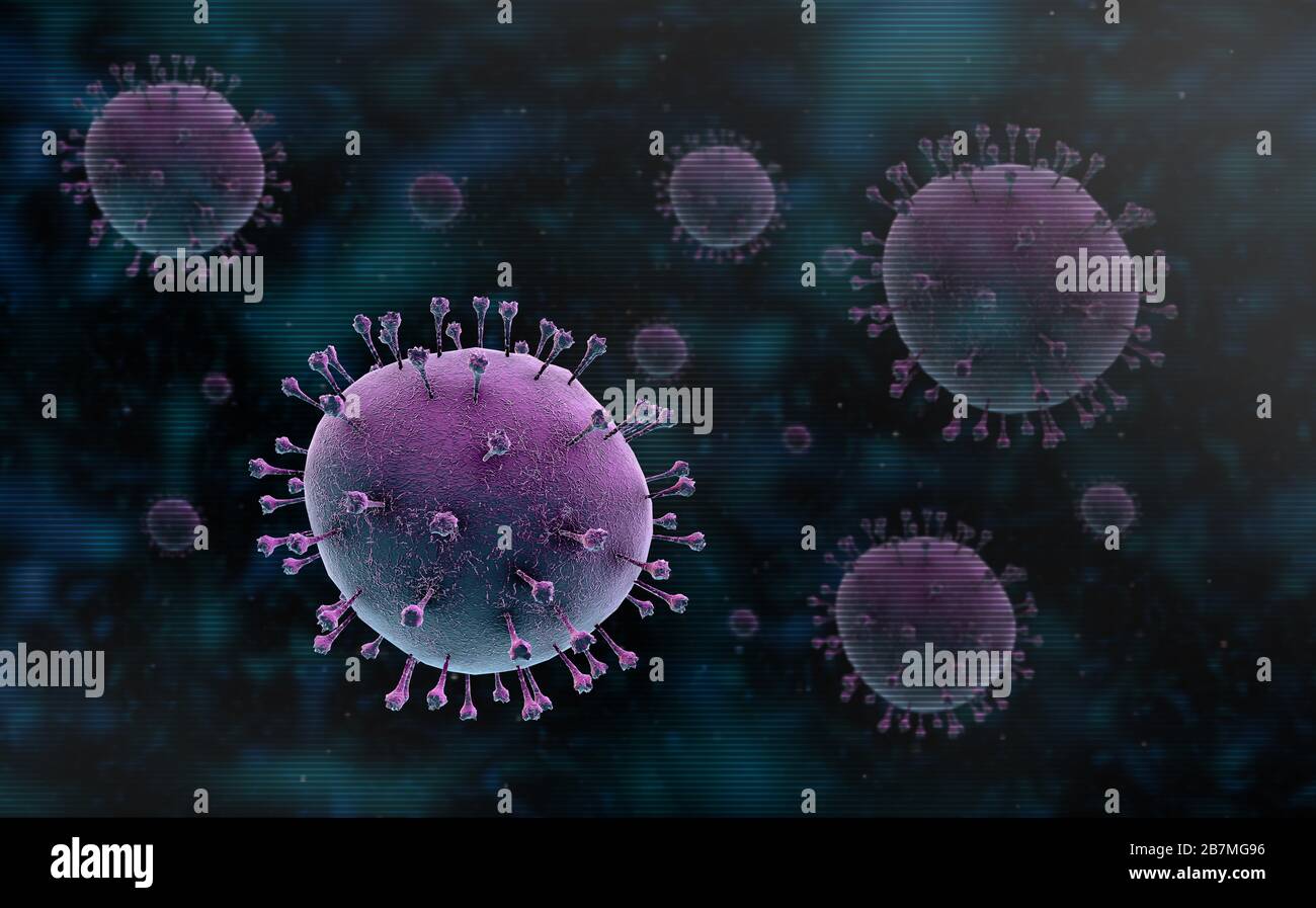 Futuristic medical graph of user interface FUI HUD of Coronavirus ...