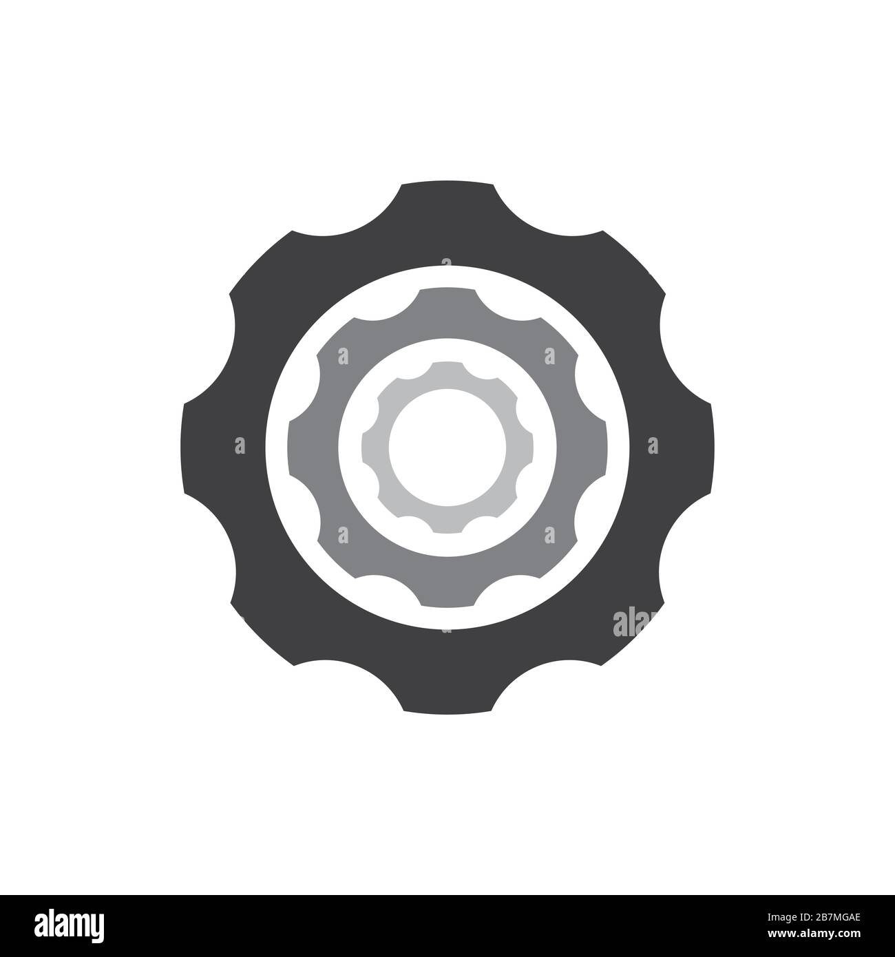 colorful cog machine industrial logo vector Stock Vector Image & Art ...