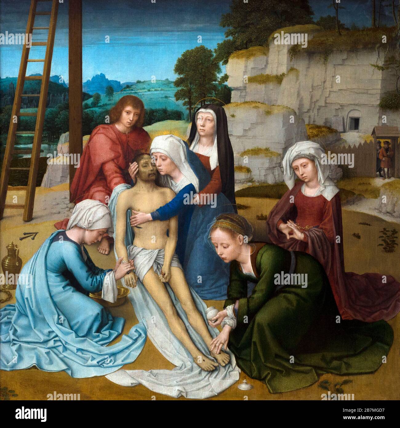 Lamentation, Gerard David, circa 1515-1523 Stock Photo - Alamy