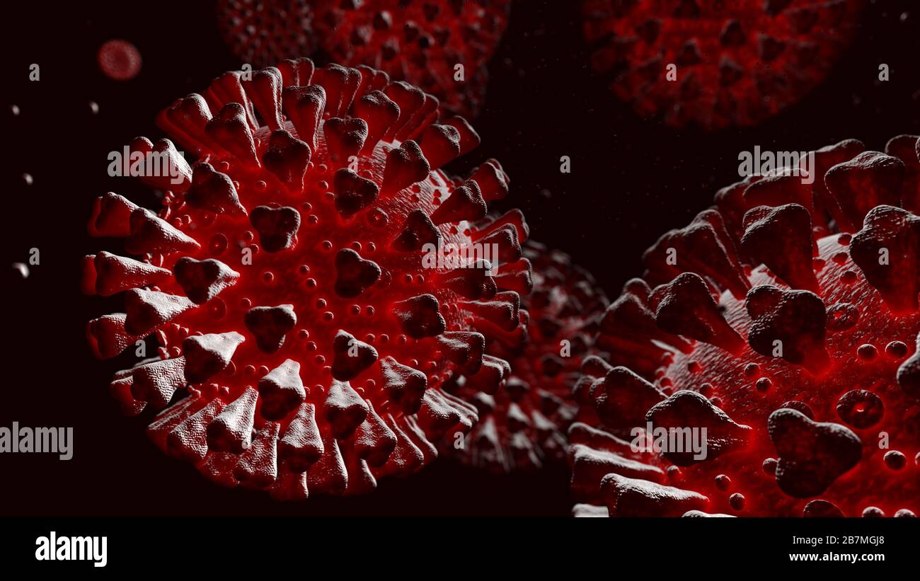 Futuristic medical graph of user interface FUI HUD of Coronavirus ...