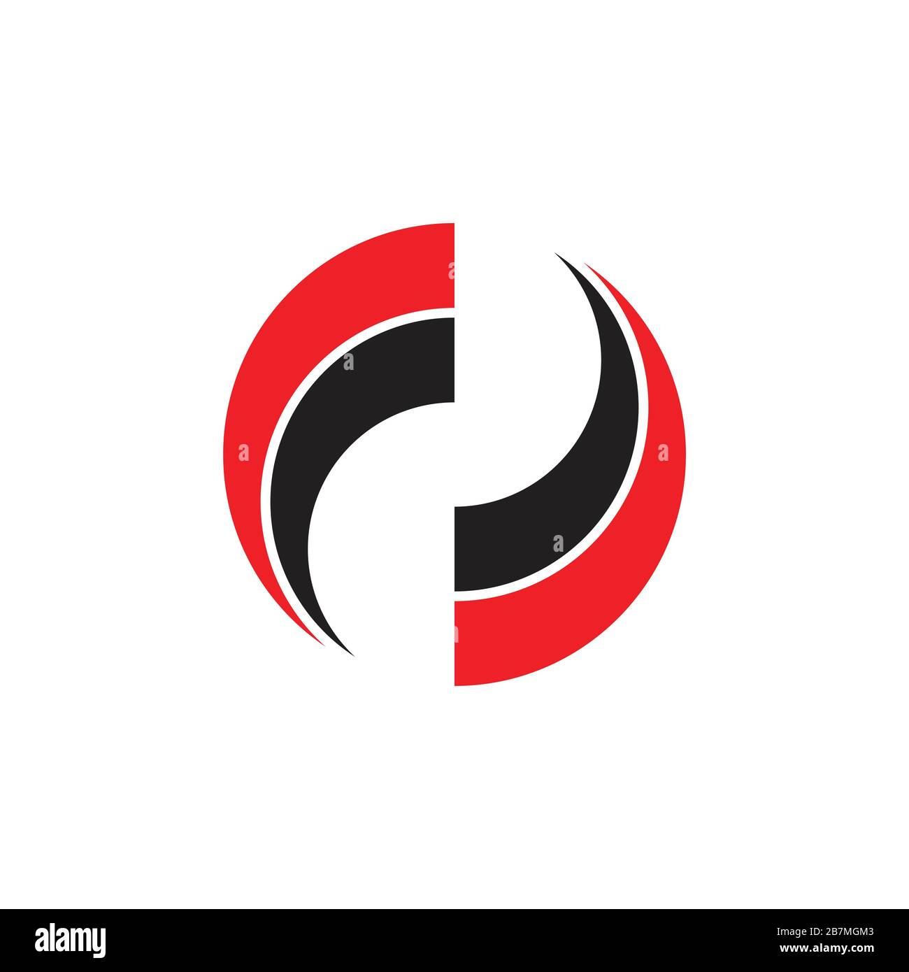 stripes geometric circle motion logo vector Stock Vector Image & Art ...