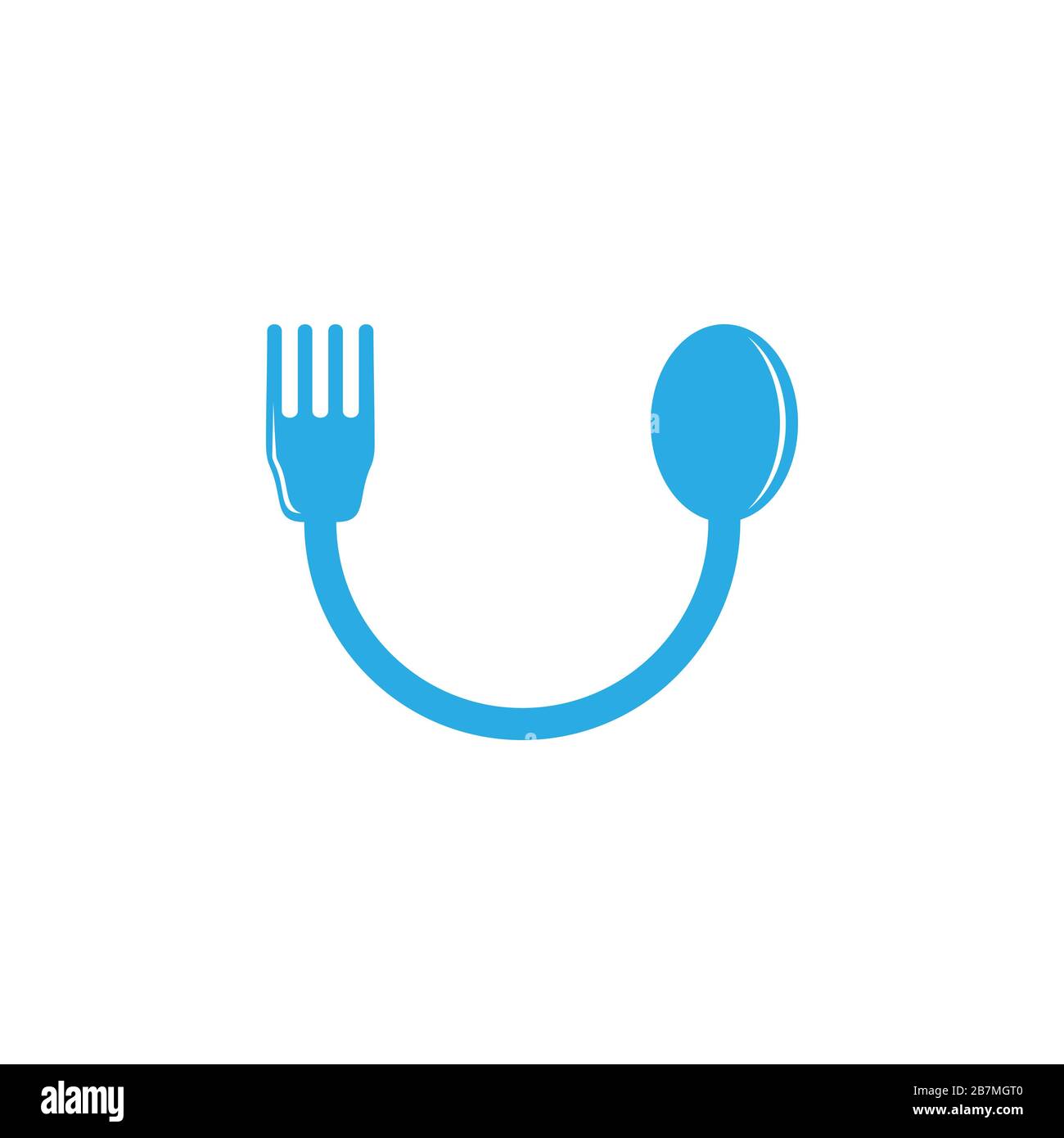 Cute baby spoon plate Stock Vector Images - Alamy