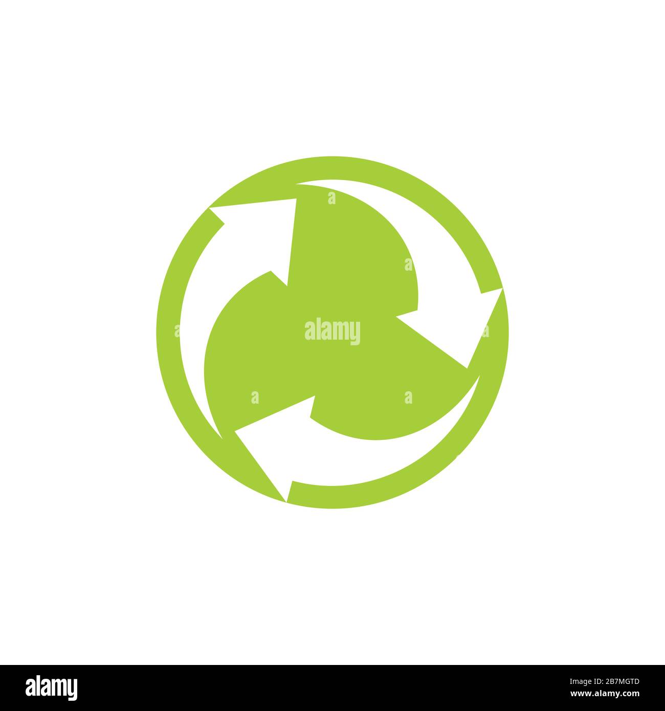 circle rotation negative space global logo vector Stock Vector Image ...