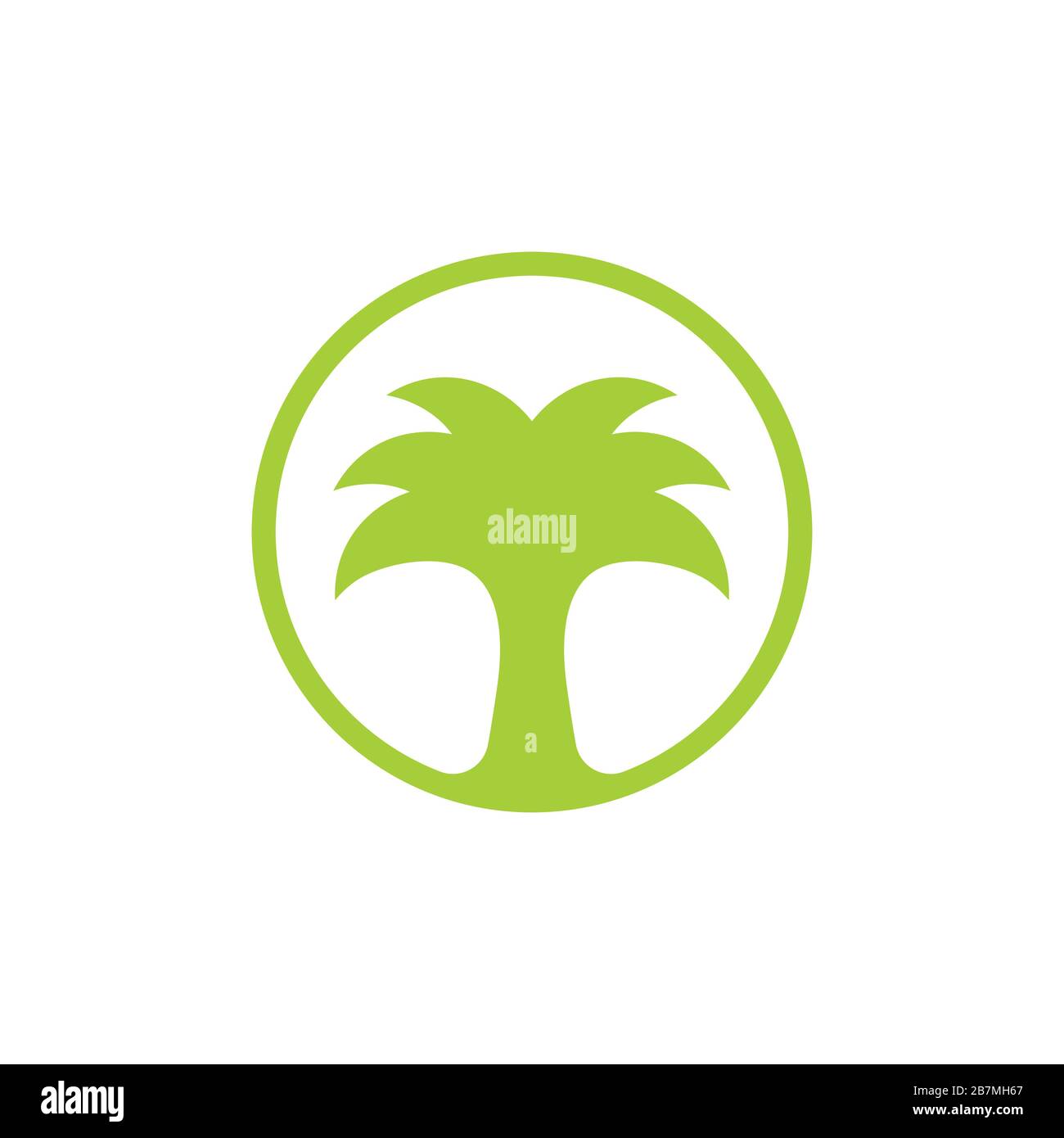green palm dates simple logo vector Stock Vector Image & Art - Alamy