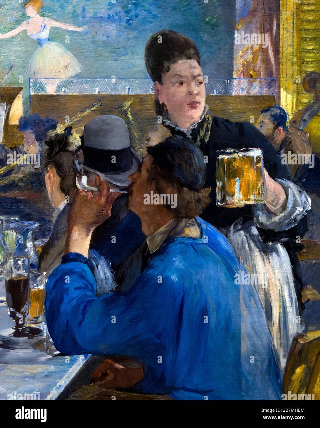 Corner of a Cafe-Concert, Edouard Manet, circa 1878 Stock Photo - Alamy