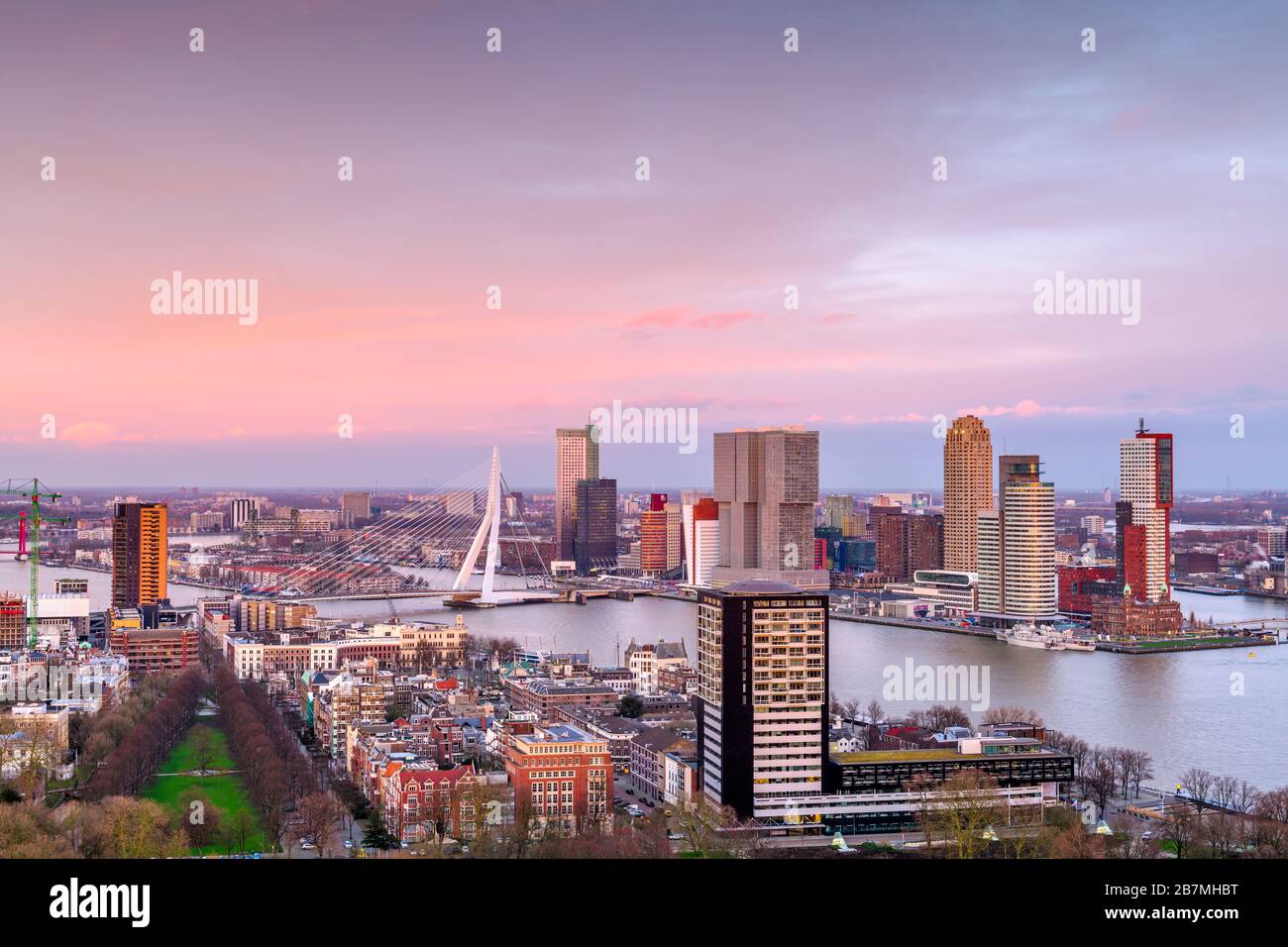 Rotterdam tower skyscrapers hi-res stock photography and images - Alamy