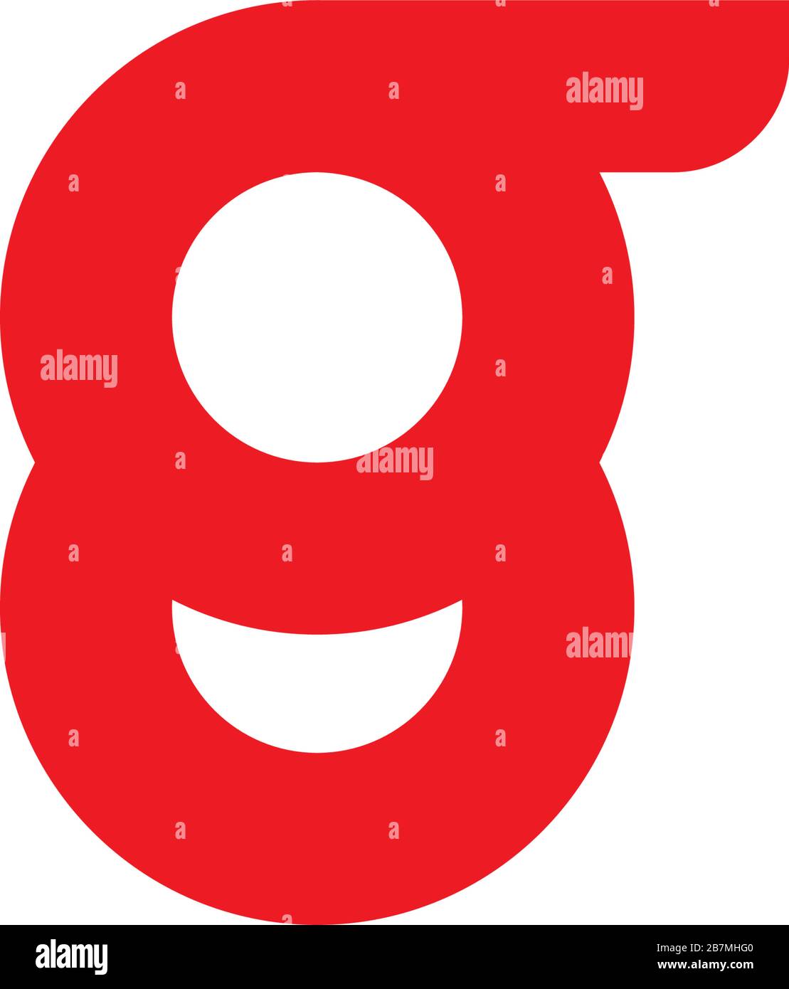 number 8 motion abstract symbol logo vector Stock Vector Image & Art ...