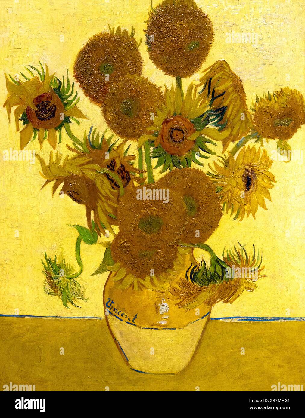 Sunflowers vincent van gogh hi-res stock photography and images - Alamy