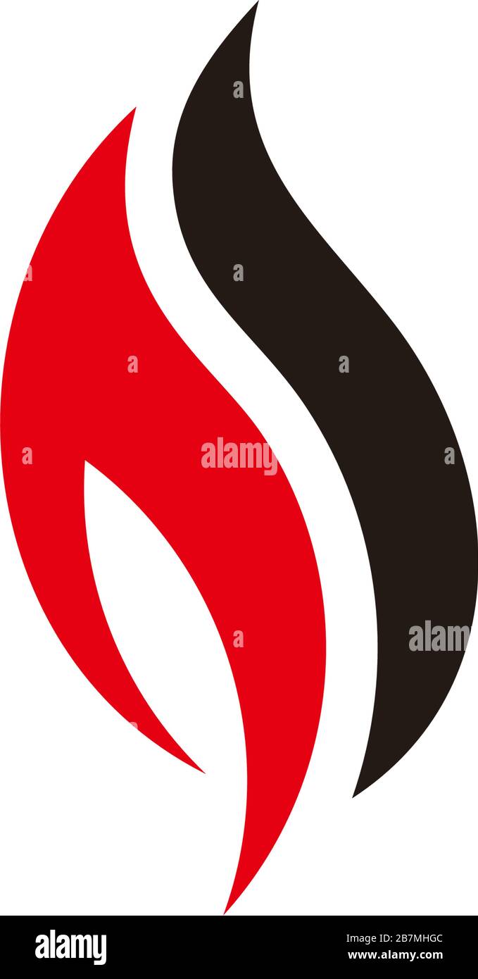 simple curves geometric smoke motion logo vector Stock Vector Image ...