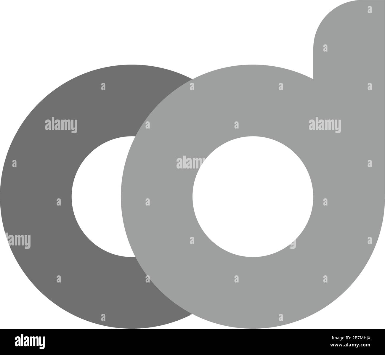 letter cd abstract hide letter design symbol logo vector Stock Vector ...