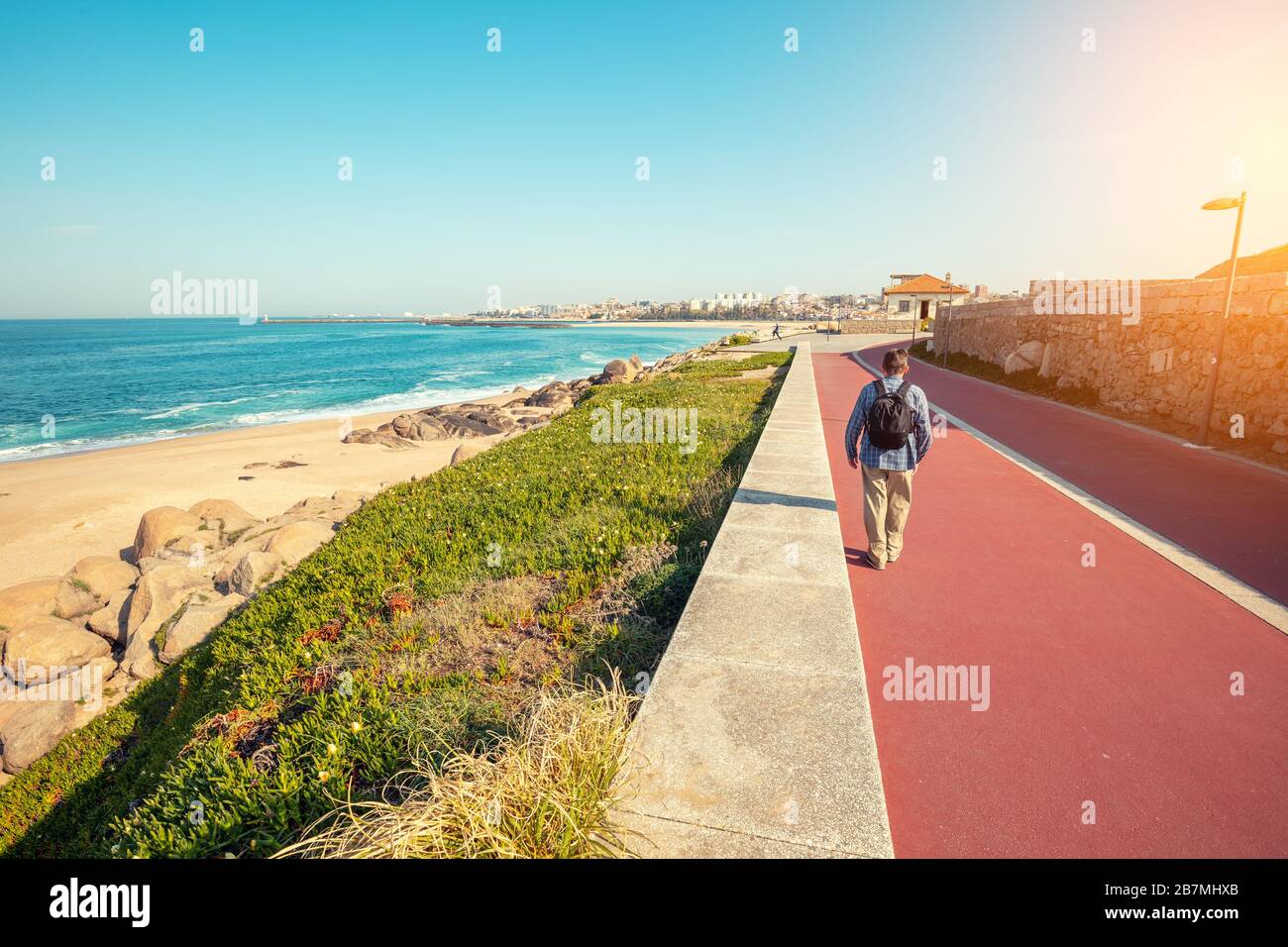Panorama porto promenade on hi-res stock photography and images - Alamy