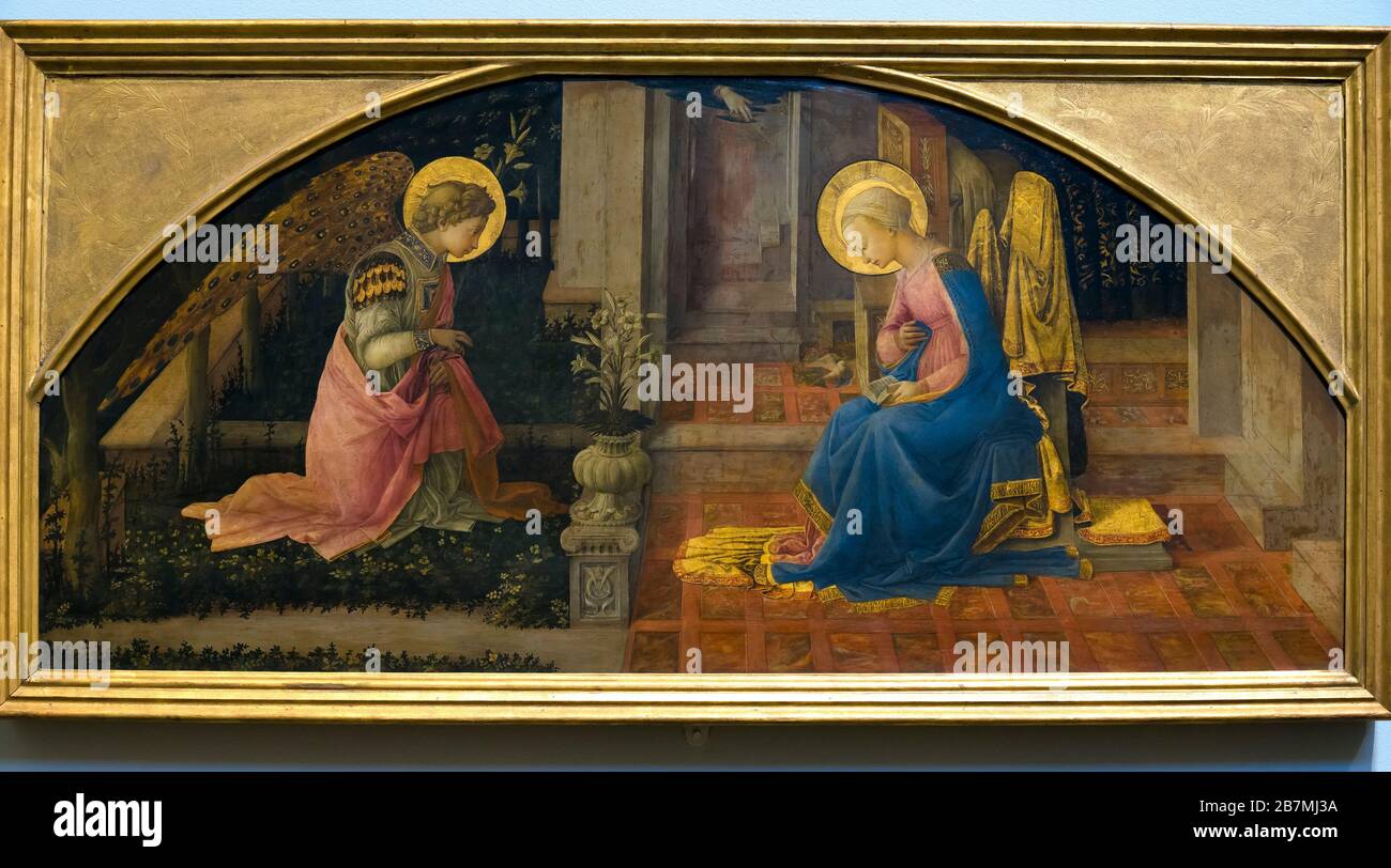 Panel painting by lippi hi-res stock photography and images - Alamy