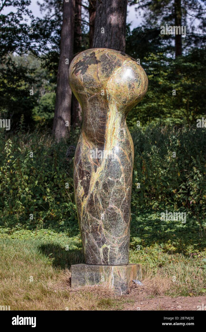 marks hall sculpture colchester essex england uk Stock Photo - Alamy