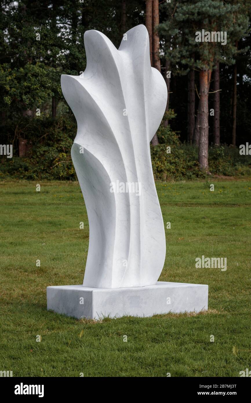 marks hall sculpture colchester essex england uk Stock Photo - Alamy