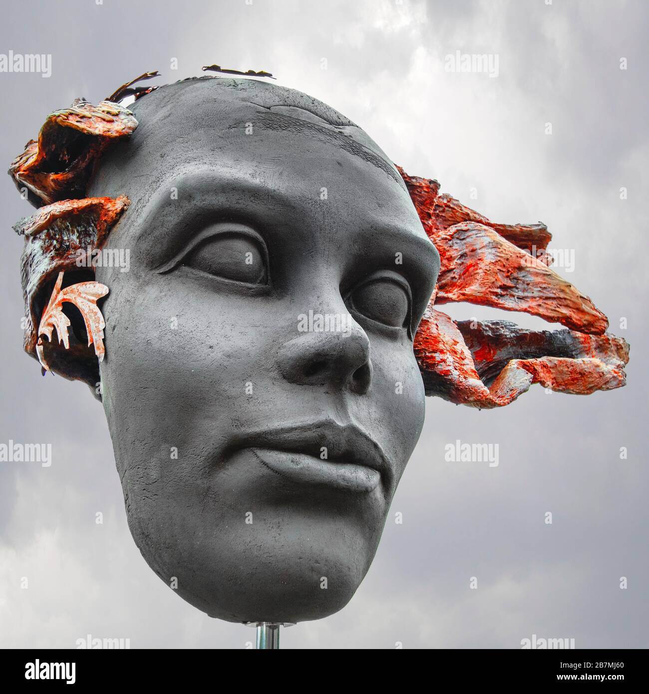 marks hall sculpture colchester essex england uk Stock Photo - Alamy