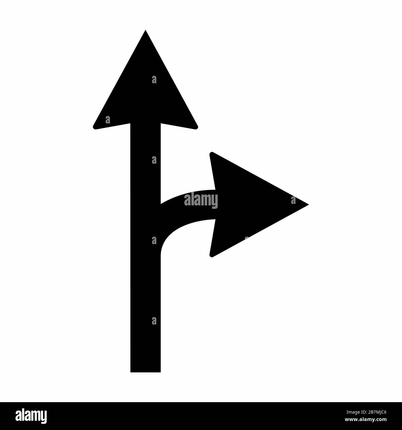 Bifurcation icon sign Stock Vector Image & Art - Alamy