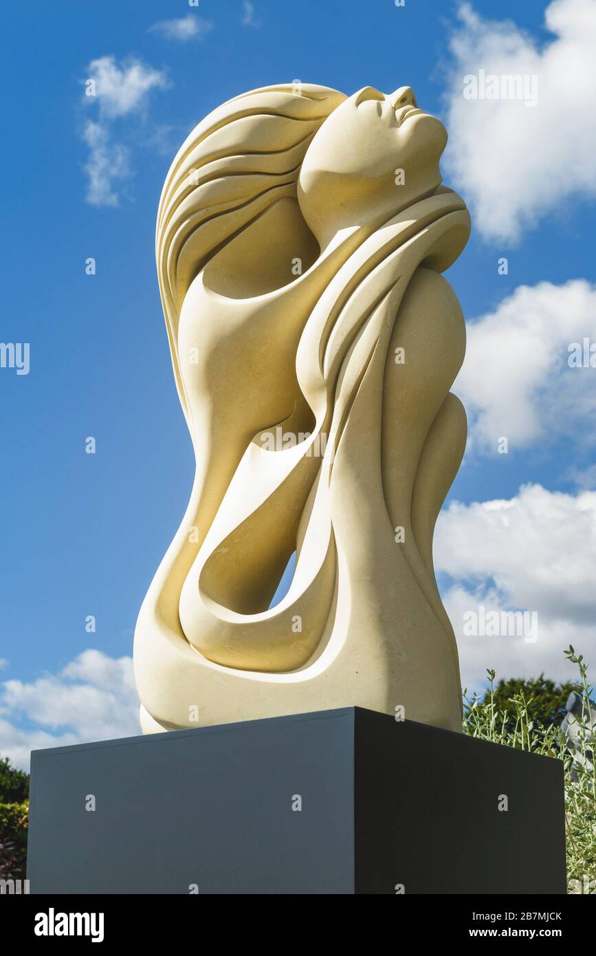 marks hall sculpture colchester essex england uk Stock Photo - Alamy