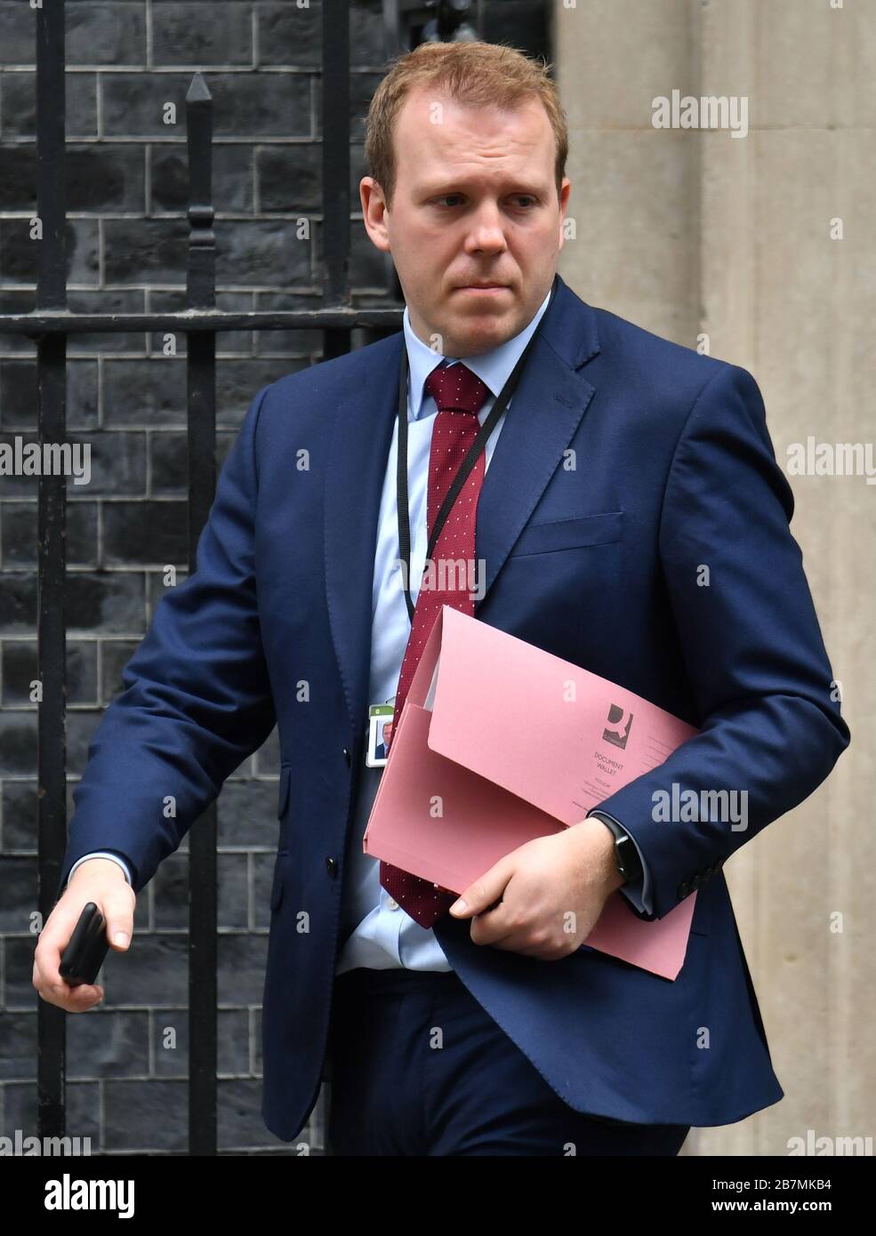Prime minister robert oxley leaves 10 downing street hi-res stock ...