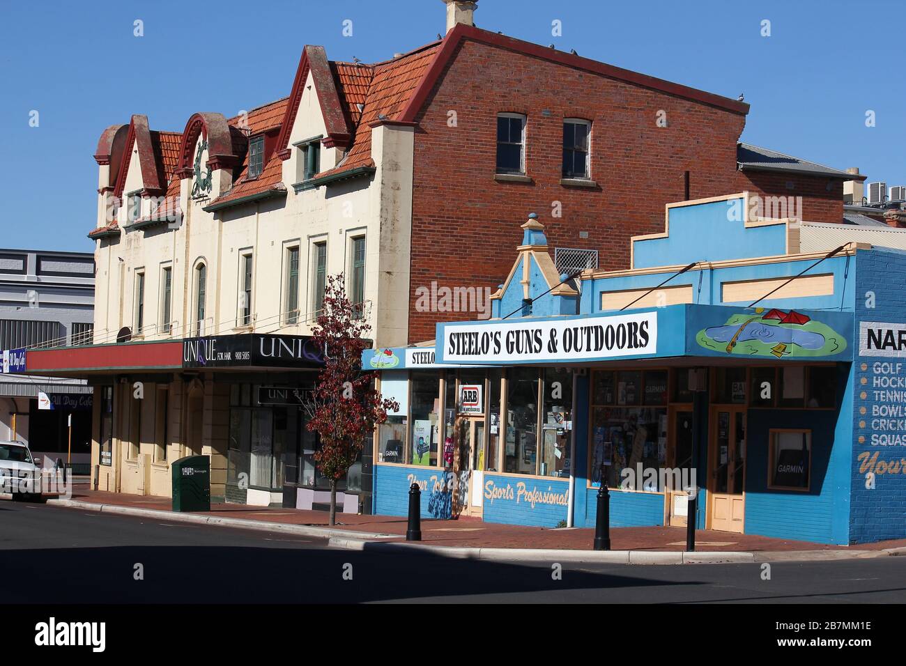 Classic Australian shop buildings Stock Photo - Alamy