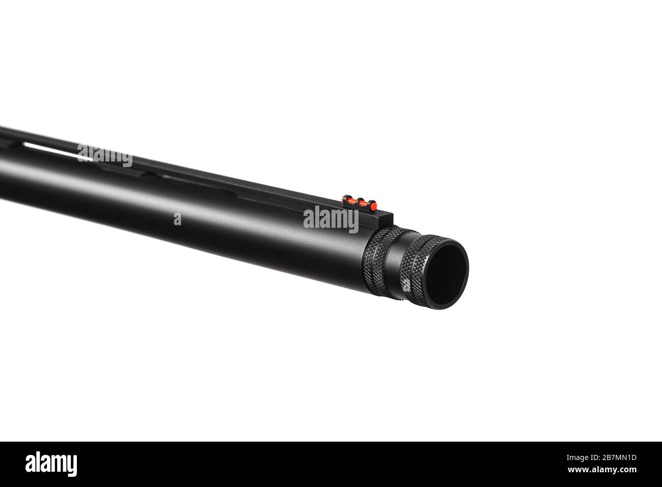 modern semi-automatic hunting rifle isolated on white background ...