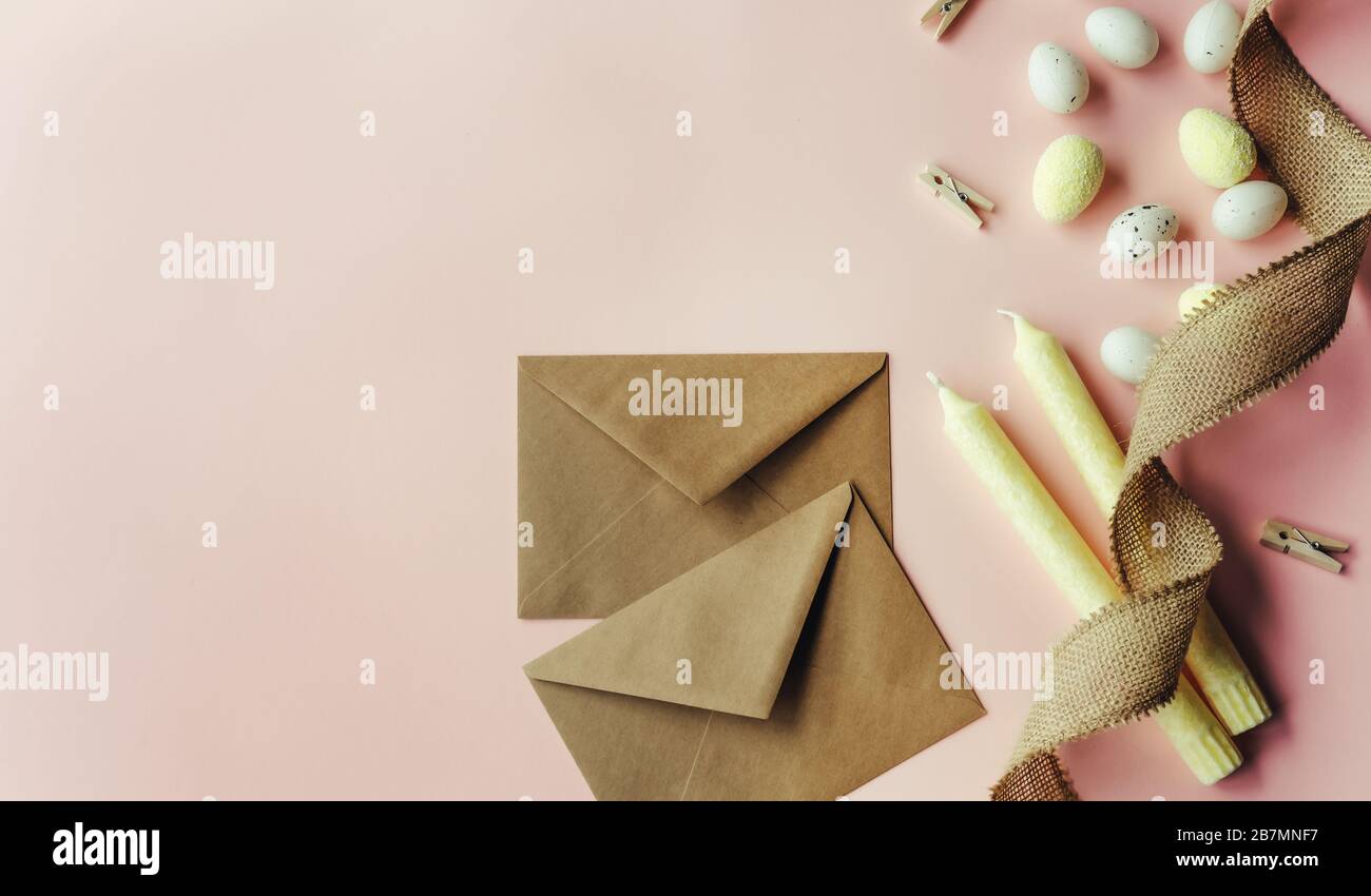 Creative Easter layout Stock Photo - Alamy