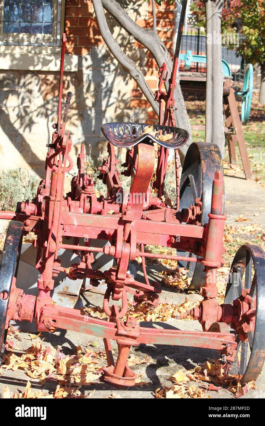 Australian red early farming item Stock Photo - Alamy